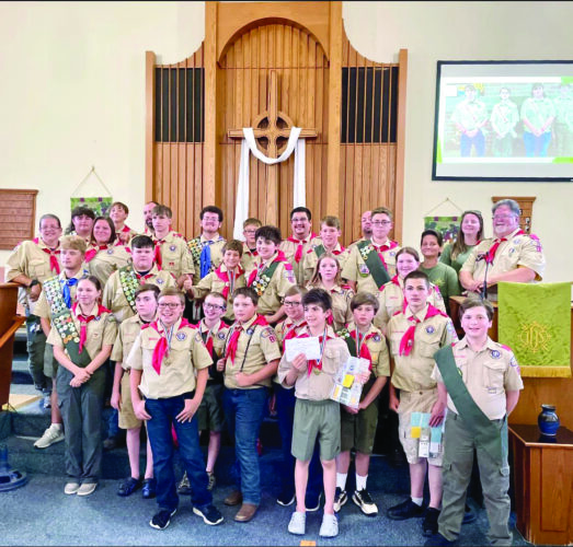BSA Scouts of America Troop 2012 celebrates achievements at Court of ...